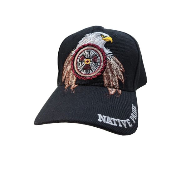 Accessories | Native American Eagle Indian Native Pride Black Baseball ...